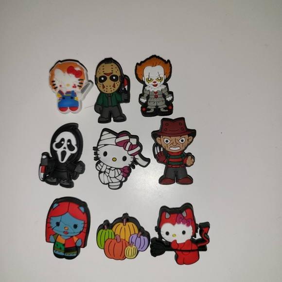 Accessories | Horror Hello Kitty 9pc Jibbitz Bundle | Poshmark